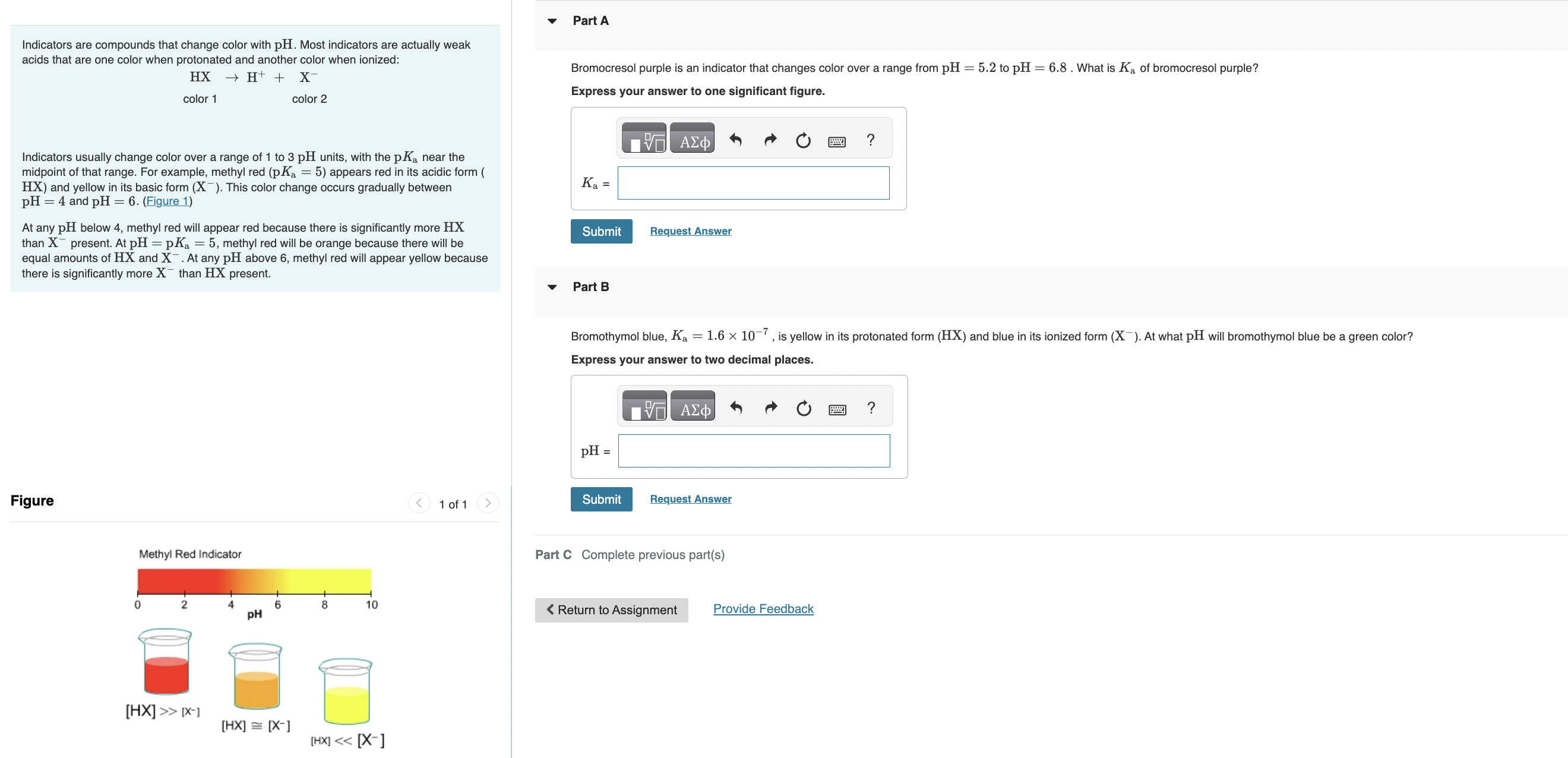 Solved Indicators are compounds that change color with pH. | Chegg.com