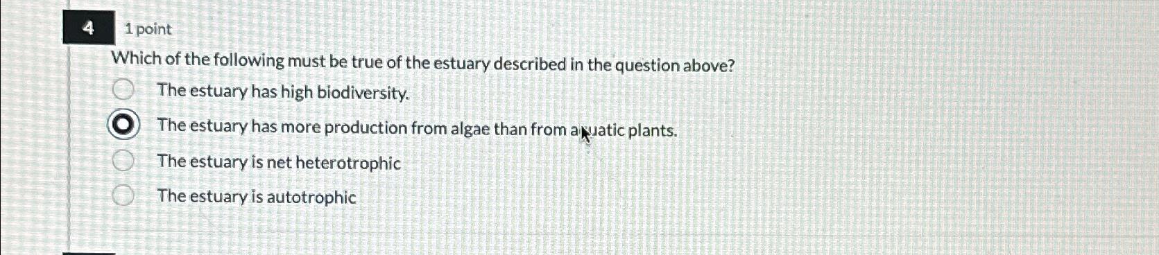 Solved 41 ﻿pointWhich of the following must be true of the | Chegg.com