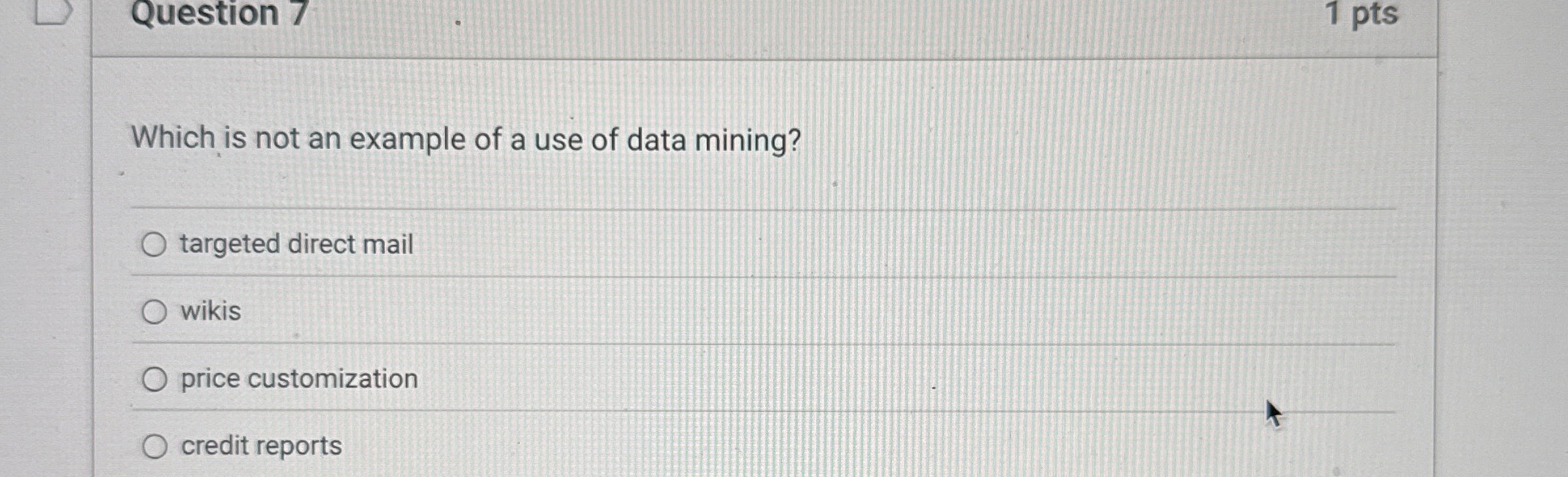 Solved Question 71 ﻿ptsWhich is not an example of a use of | Chegg.com