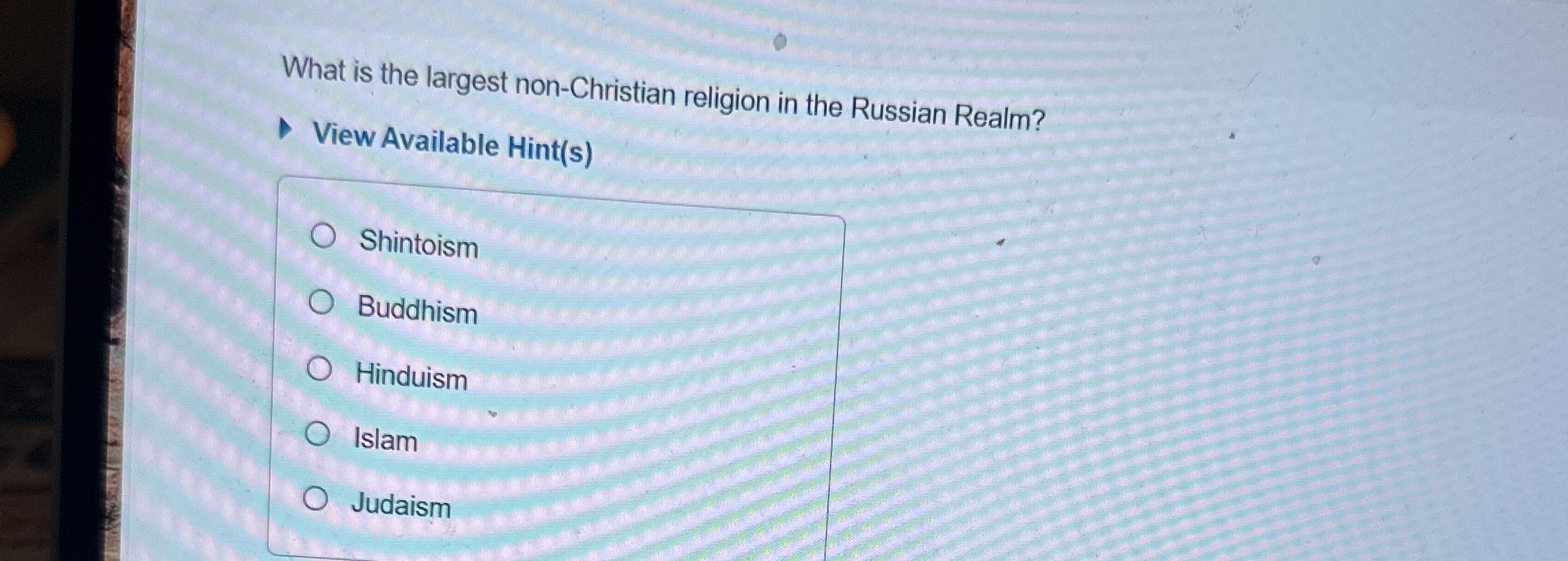 Solved What is the largest non-Christian religion in the | Chegg.com