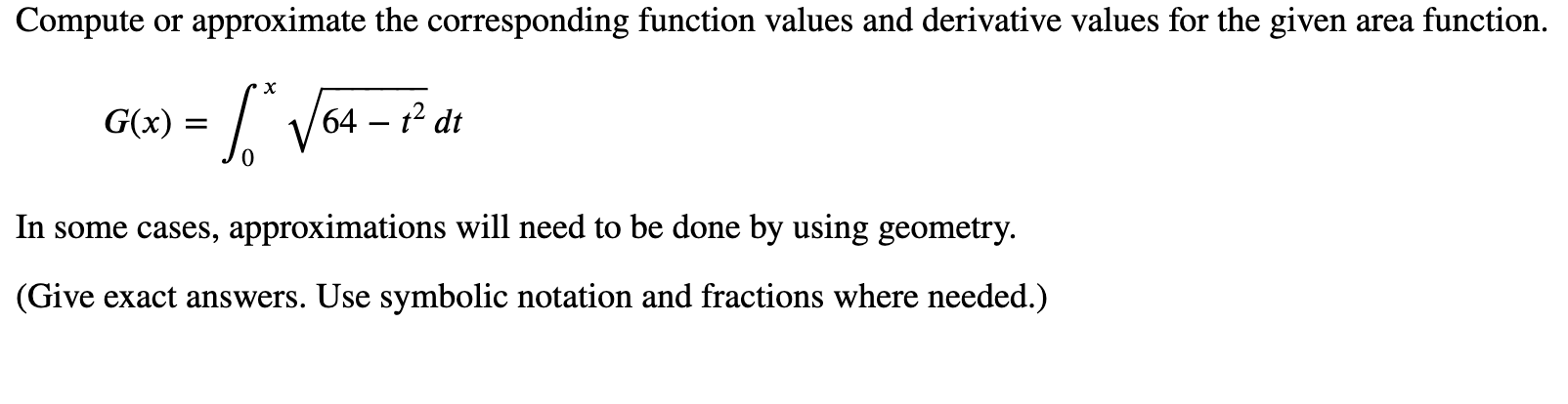 Solved Compute or approximate the corresponding function | Chegg.com