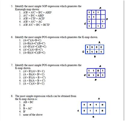 Solved The most simple SOP expression which can be obtained | Chegg.com