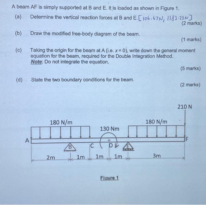 Solved Can you explain how to get answer for (a) with the | Chegg.com