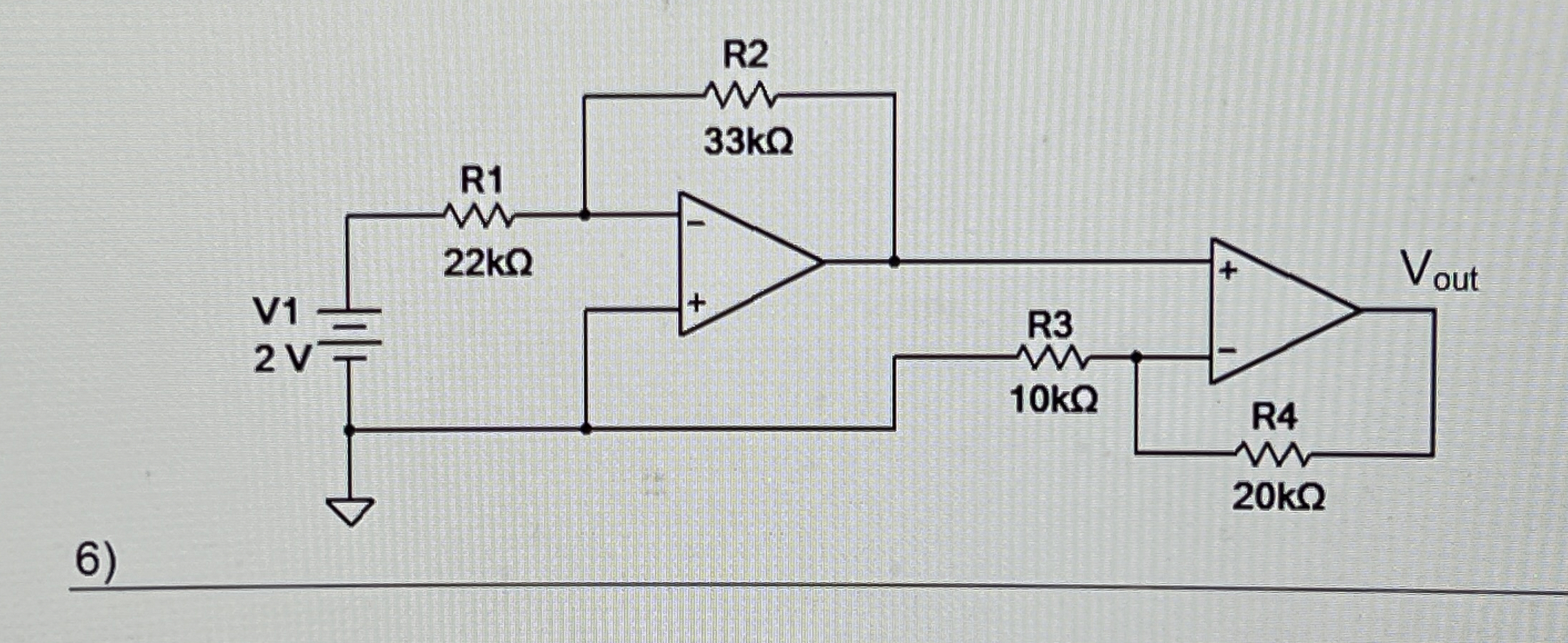 Solved Summing Op Amps: determine the final output voltage | Chegg.com