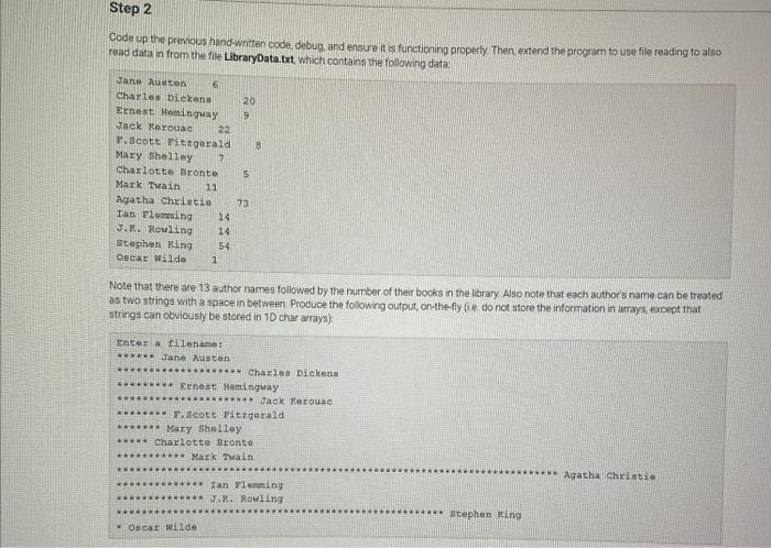 Solved 9.11 LAB: Visualizing Library Data This program | Chegg.com