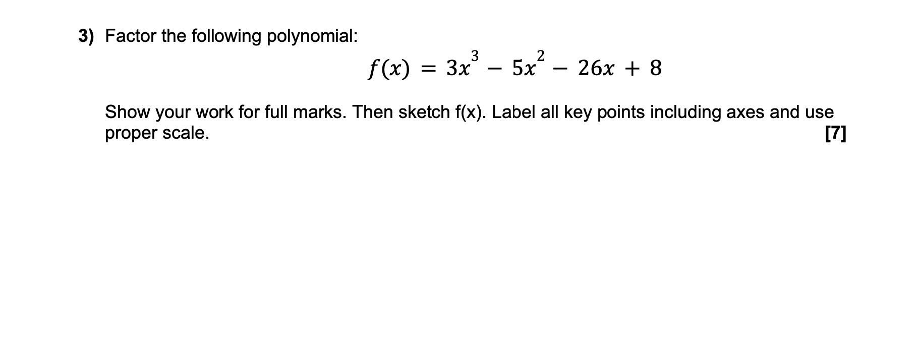 Solved Factor the following | Chegg.com