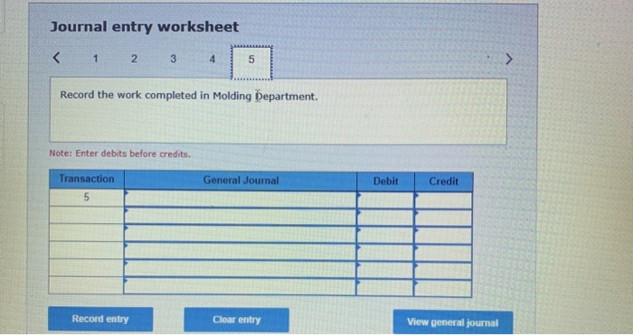 Solved Exercise 5-7 Process Costing Journal Entries [LO5-1] | Chegg.com