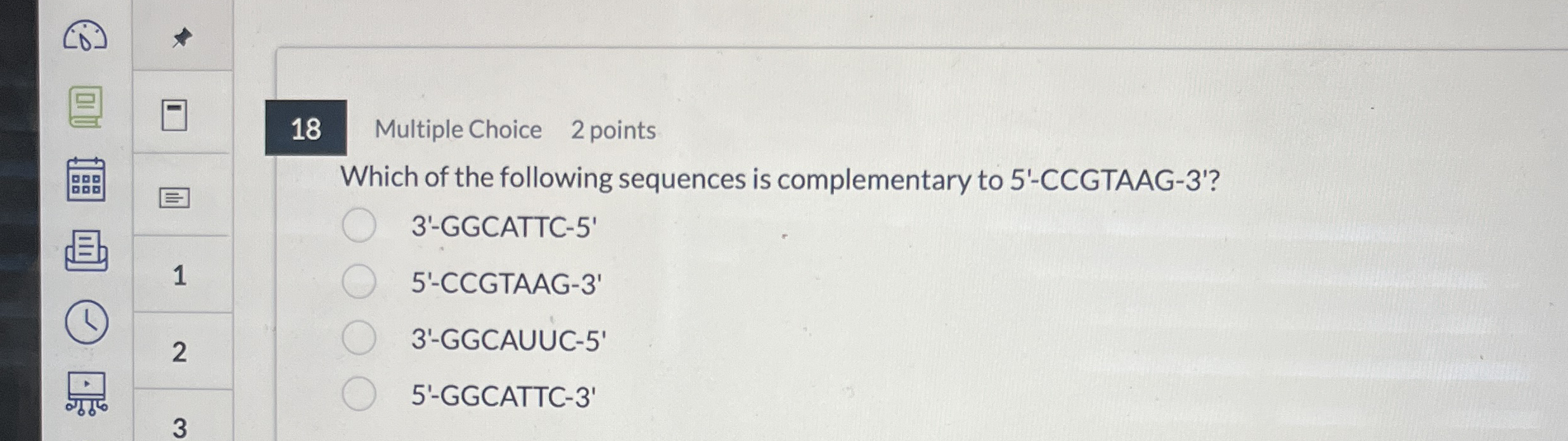 Solved 18Multiple Choice2 ﻿pointsWhich of the following | Chegg.com