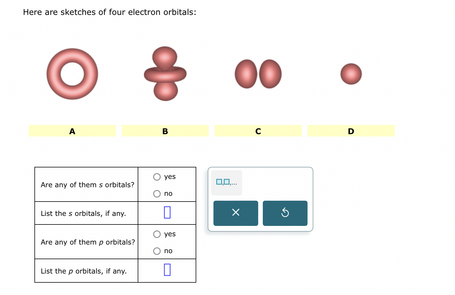 Solved Here are sketches of four electron | Chegg.com