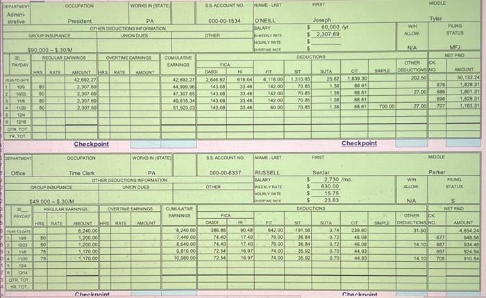 payroll accounting 2023 edition chapter 7payroll | Chegg.com