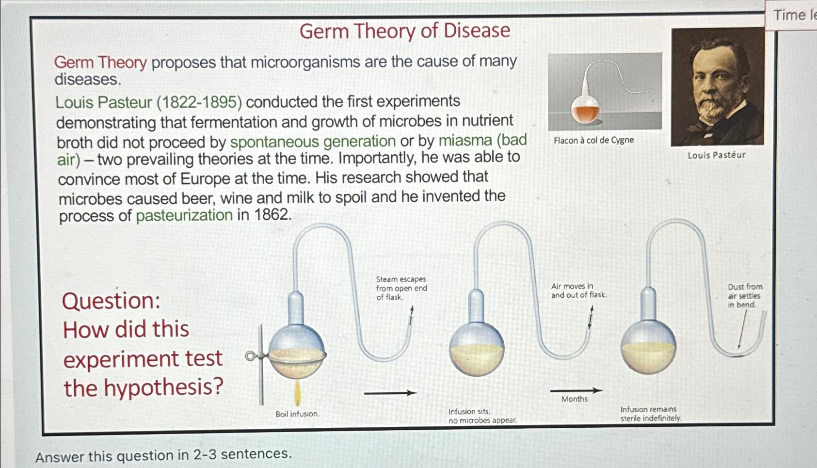 Solved Germ Theory of DiseaseGerm Theory proposes that | Chegg.com