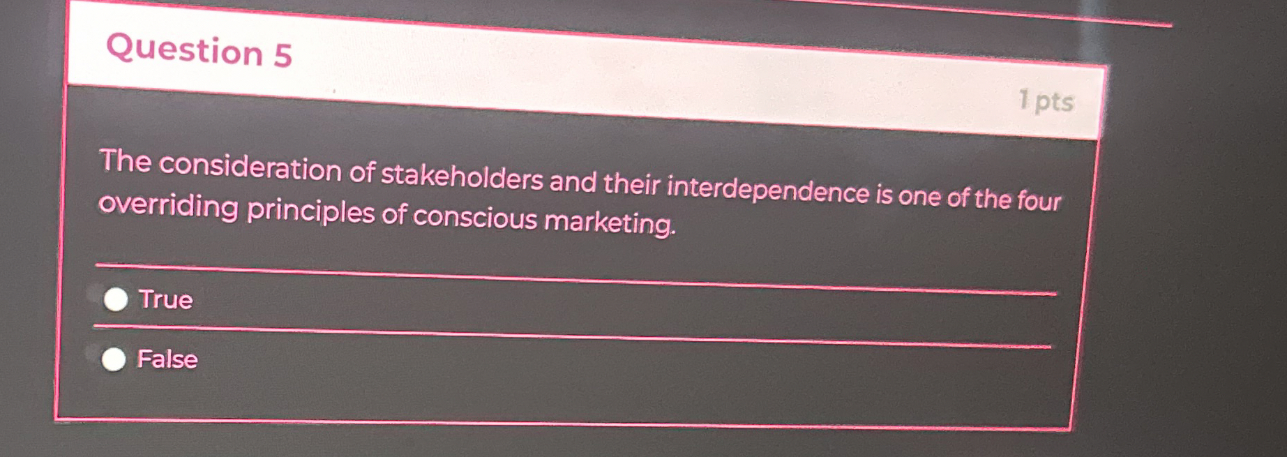 Solved Question 51 ﻿ptsThe consideration of stakeholders and | Chegg.com