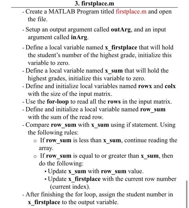 Solved - Create a driver script file named Lab07.m - Create | Chegg.com