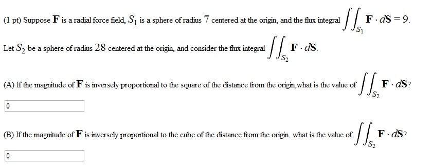 Solved Suppose F is a radial force field, S1 is a sphere of | Chegg.com