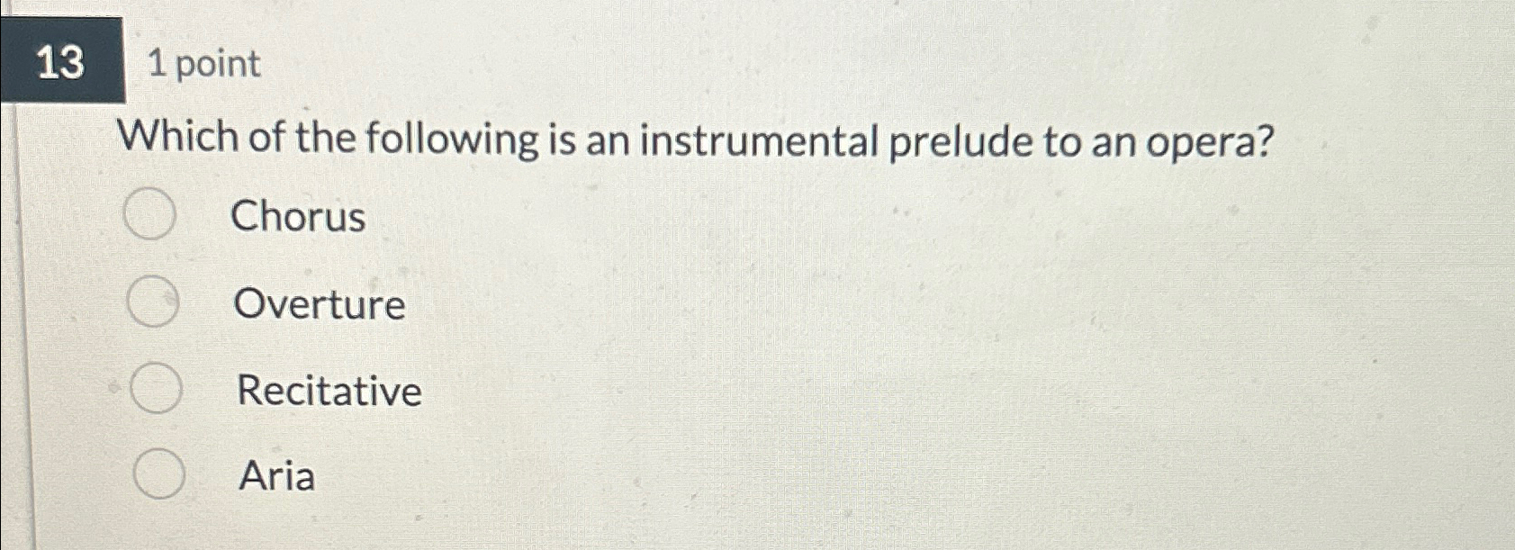 Solved 131 ﻿pointWhich of the following is an instrumental | Chegg.com