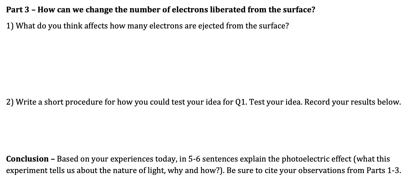 Solved Part 3 - ﻿How can we change the number of electrons | Chegg.com