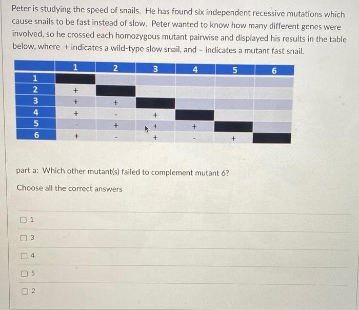 Solved Peter is studying the speed of snails. He has found | Chegg.com