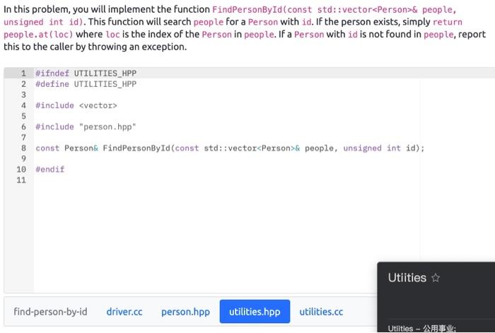 Solved In this problem, you will implement the function | Chegg.com