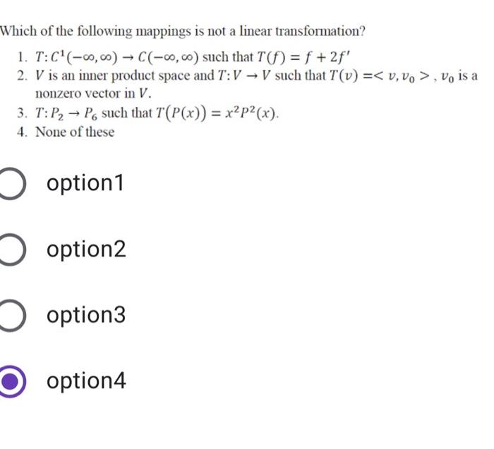 Solved * 5 poi Let T:V – V be a linear operator on a | Chegg.com