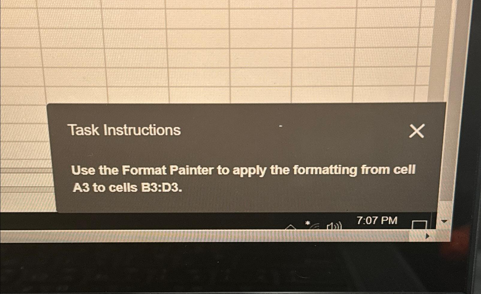 Solved Task InstructionsUse the Format Painter to apply the | Chegg.com