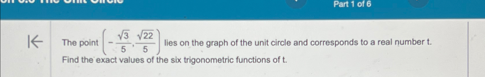 Solved Part 1 ﻿of 6The point (-325,2225) ﻿lies on the graph | Chegg.com