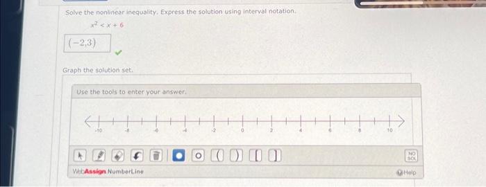 Solve The Nonlinear Inequality Express The Solution