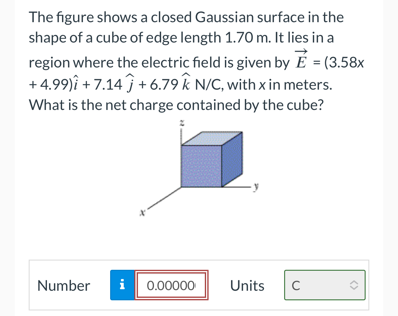 Solved The figure shows a closed Gaussian surface in the | Chegg.com