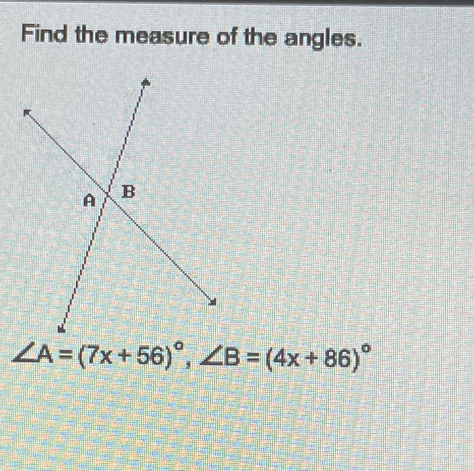 Solved Find the measure of the | Chegg.com