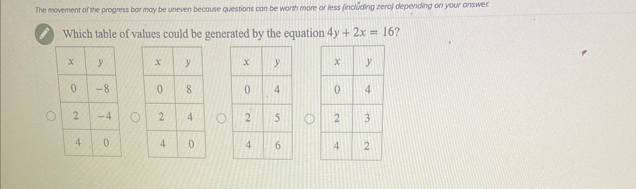 Solved The movement of the progress bar may be uneven | Chegg.com