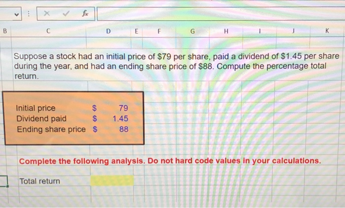 Solved Suppose a stock had an initial price of $79 per | Chegg.com