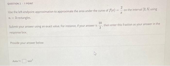 Solved Use the left-endpoint approximation to approximate | Chegg.com