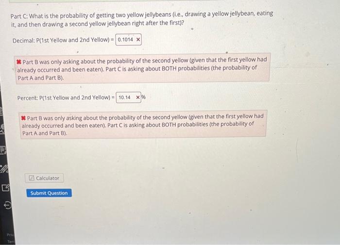 Solved A container of jellybeans will only dispense one | Chegg.com