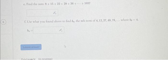 Solved nsider the sequence 8,15,22,29,36,… with a1=8. a. | Chegg.com