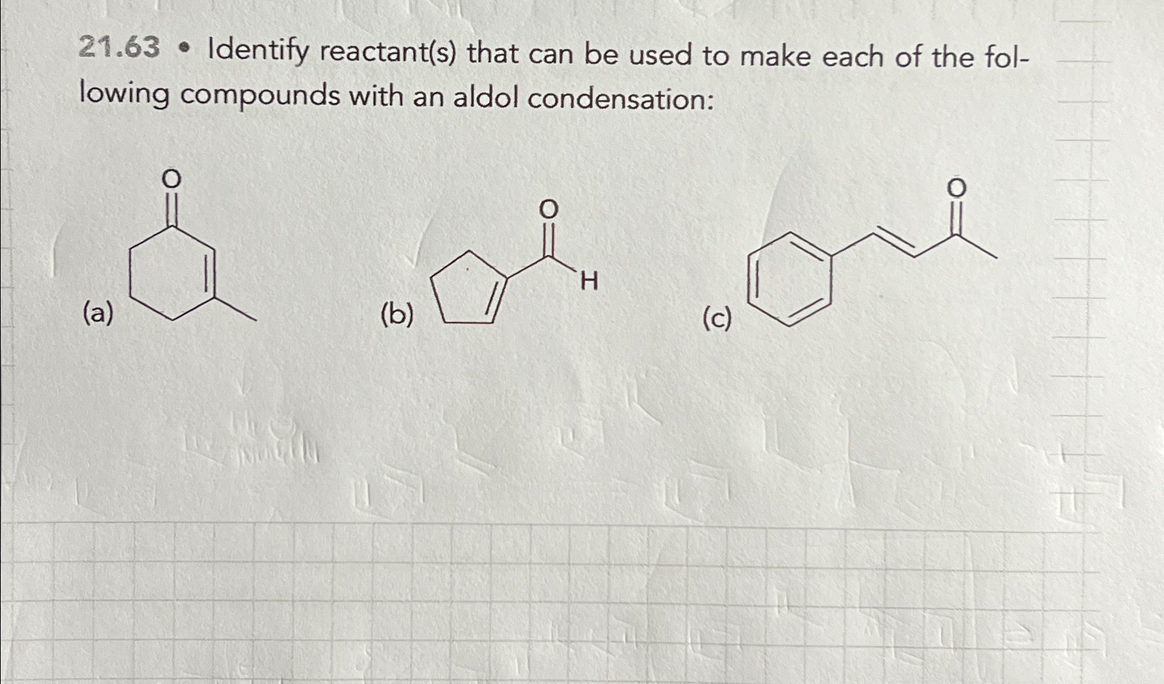 Solved 21.63 - ﻿Identify reactant(s) ﻿that can be used to | Chegg.com