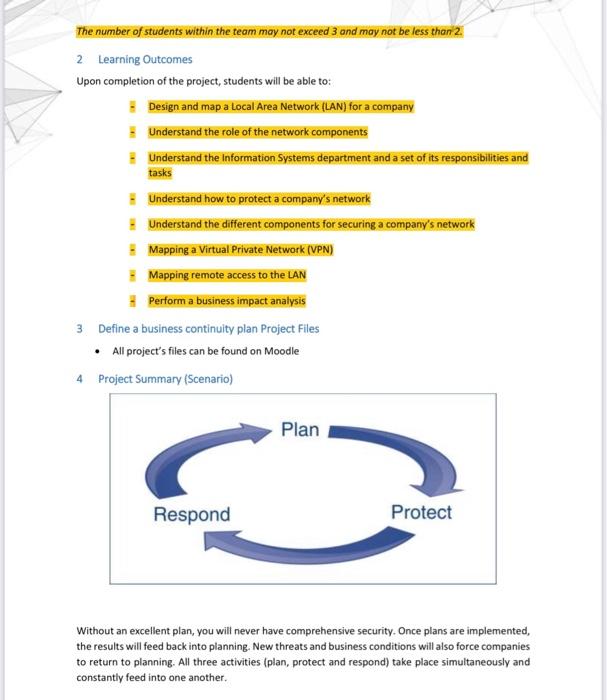 Solved Course Project Template Guidelines 1 Introduction | Chegg.com