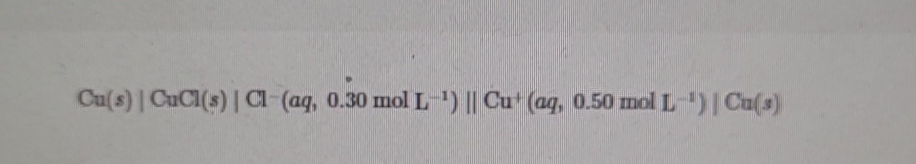 Solved The Ksp of CuCl is 1.7×10−7. Part A Find Bond for the | Chegg.com