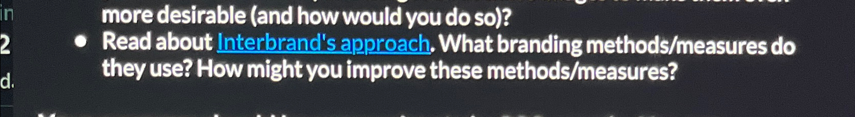 Solved more desirable (and how would you do so)?Read about | Chegg.com