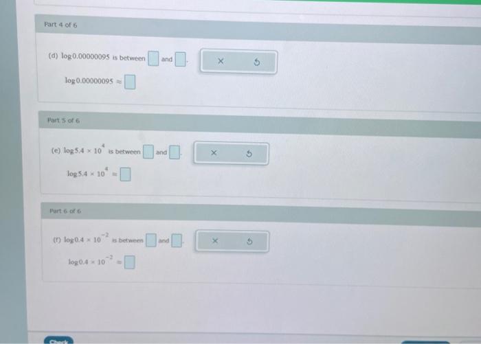 Solved Unlimited Estimate the value of each logarithm | Chegg.com