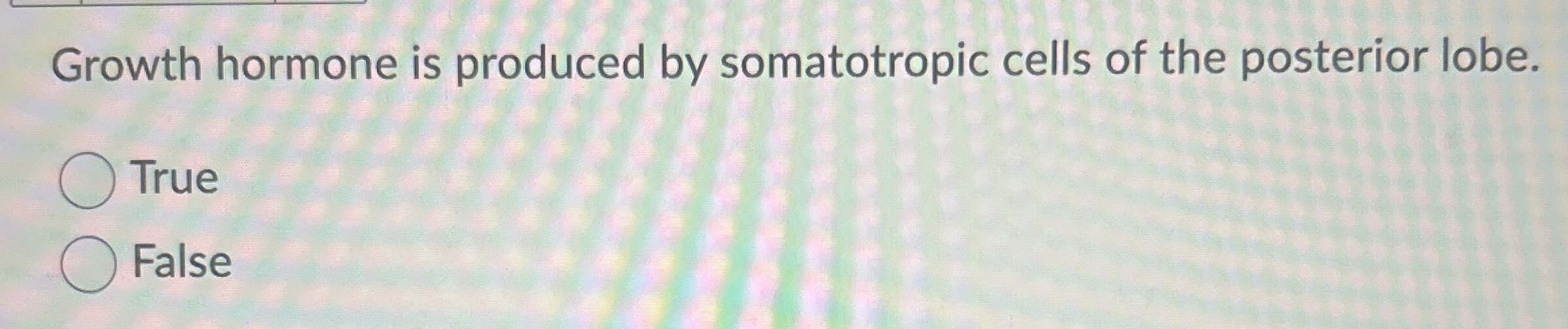 Solved Growth hormone is produced by somatotropic cells of | Chegg.com
