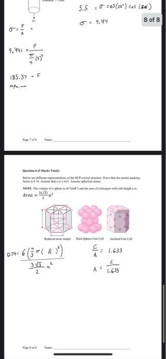Solved 1) The direction of the burgers vector for an edge | Chegg.com