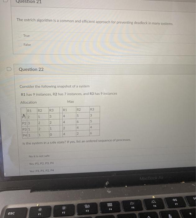 Solved Question 19 Protocols to prevent hold-and-wait | Chegg.com