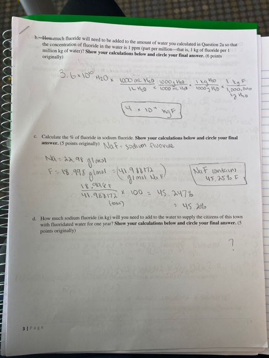 Solved Case study: Fluoridation of water to prevent tooth | Chegg.com