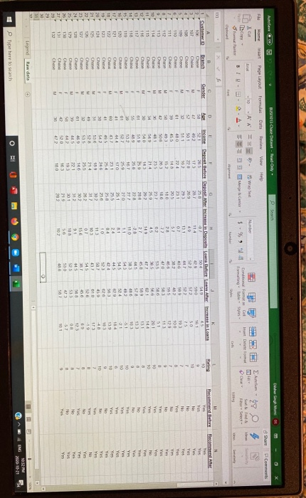 4. Data from the Chase branch is extracted from the | Chegg.com