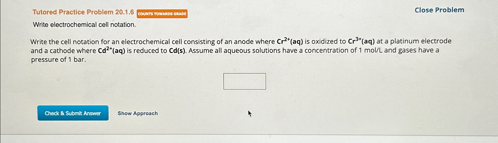 Solved Tutored Practice Problem 20.1.6COUNIS TOWARDS | Chegg.com