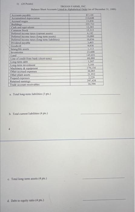 Solved Work Out Problems (80 Points) : 1) (so Points) TNONAN | Chegg.com