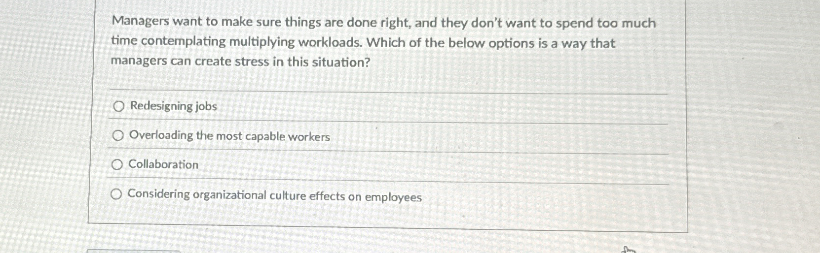 Solved Managers want to make sure things are done right, and | Chegg.com