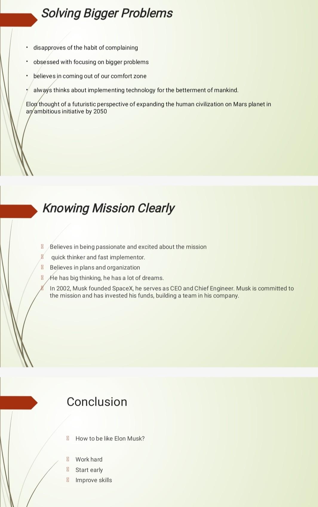 Solved Solving Bigger Problems - disapproves of the habit of | Chegg.com