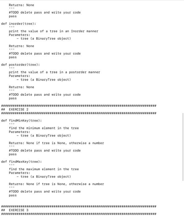 Solved Download binaryTree.py from eClass. This file | Chegg.com