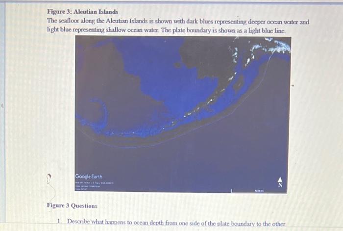 Solved Figure 3: Aleutian Islands The seafloor along the | Chegg.com