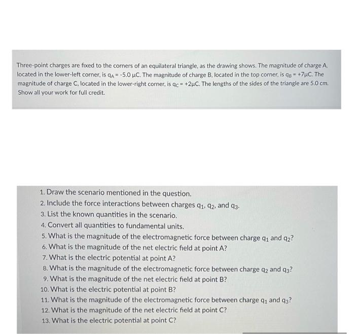 1. Draw the scenario mentioned in the question. 2. | Chegg.com